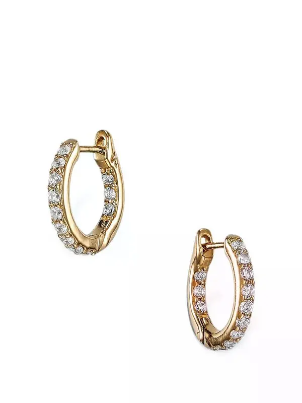ANABELA CHAN Large Pear-pendant Diamond Earrings