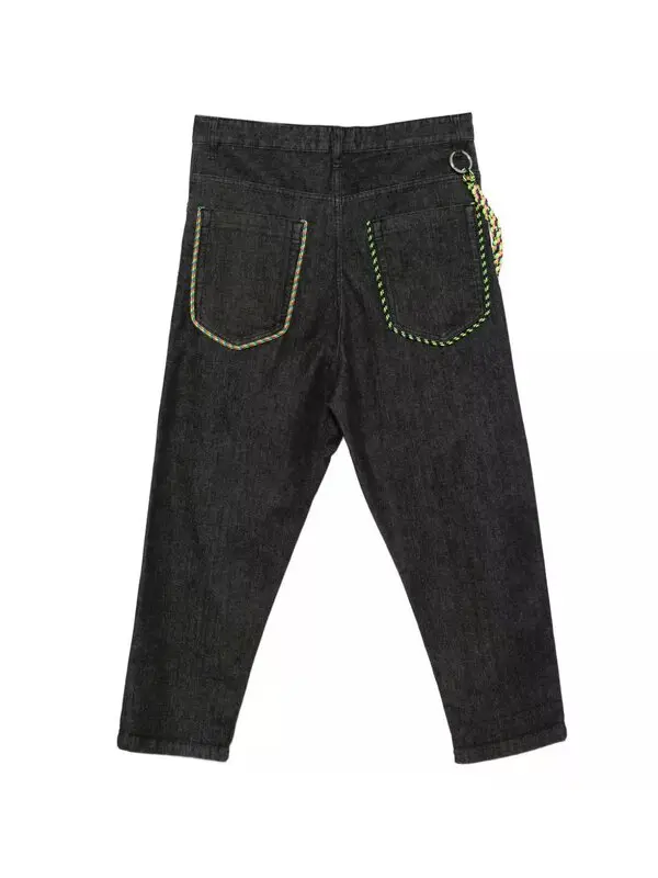 Moschino Braided-chain Jeans - Black