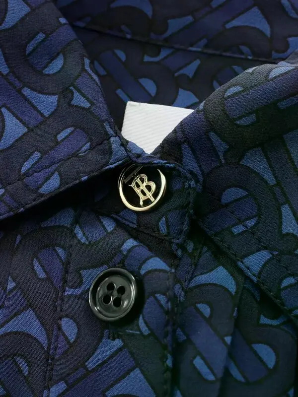 Burberry Monogram Pleated Dress