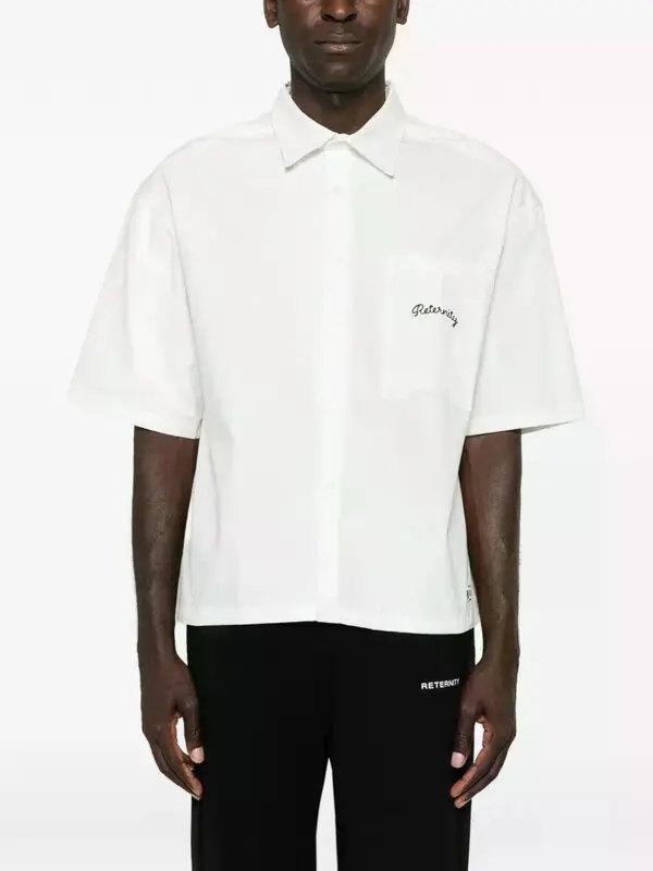 RETERNITY Logo-embroidered Short-sleeve Shirt