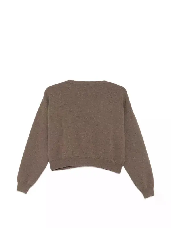 ROBERTO COLLINA Fine-knit V-neck Cardigan