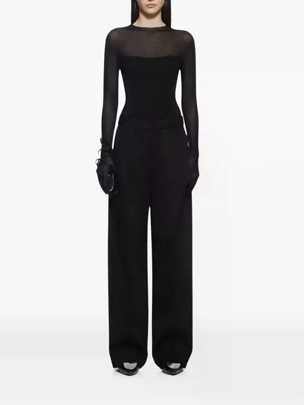 CHATS BY C.DAM Edna Raised-stitch Pegged Trousers