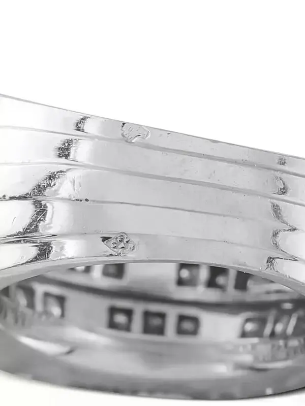 Cartier Maillon Panthère Diamond Ring In 18k White Gold