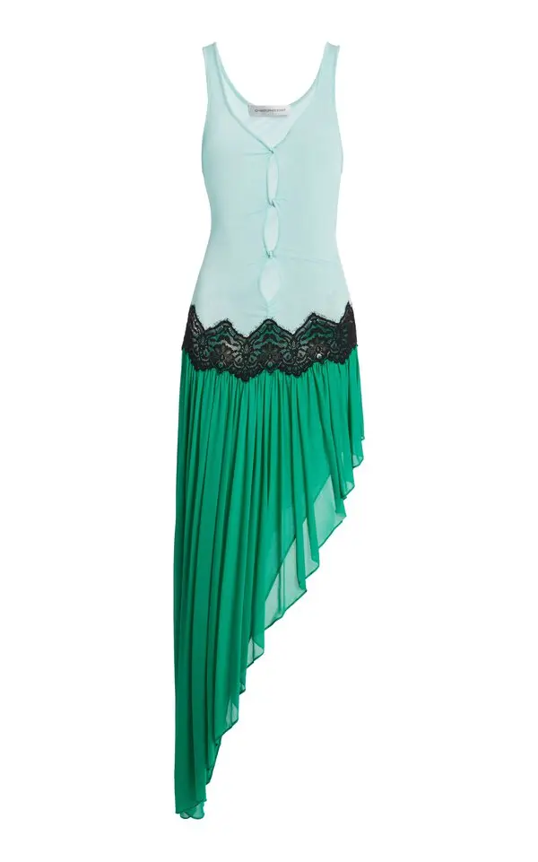 Christopher Esber Open Twist Swept Tank Dress - Multi
