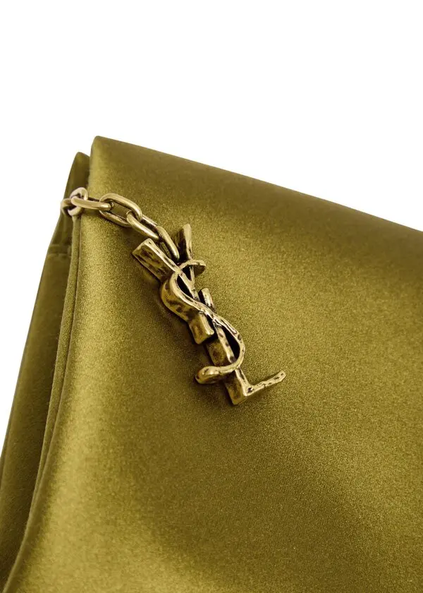 Saint Laurent Evening Satin Clutch