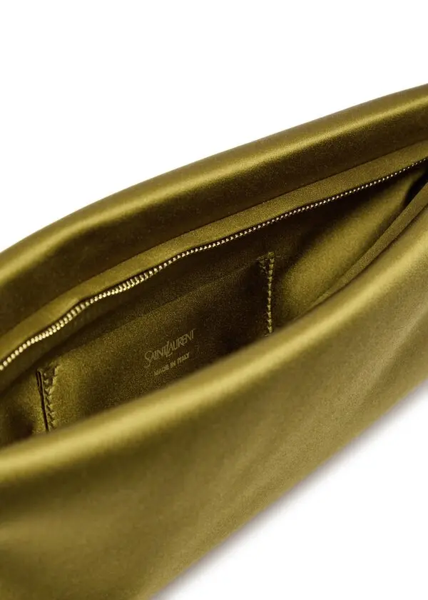 Saint Laurent Evening Satin Clutch