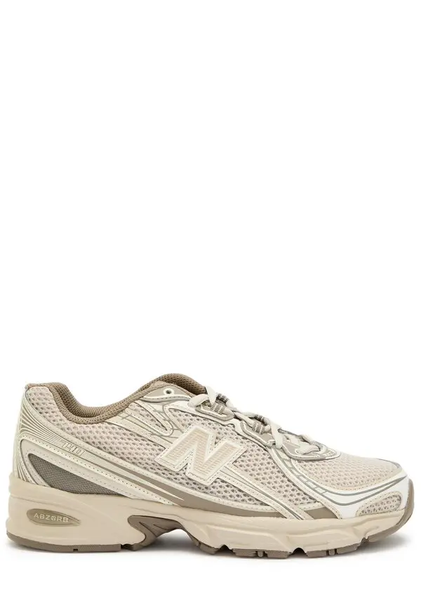 NEW BALANCE 740 Panelled Mesh Sneakers - Beige
