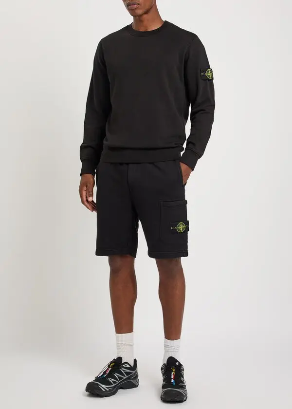 Stone Island Logo Cotton Sweatshirt