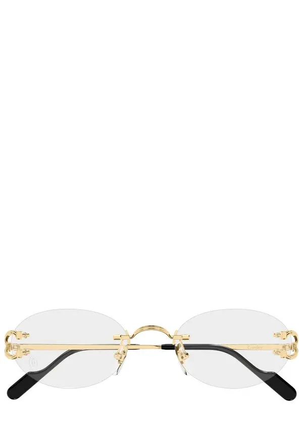 Cartier Rimless Round-frame Optical Sunglasses