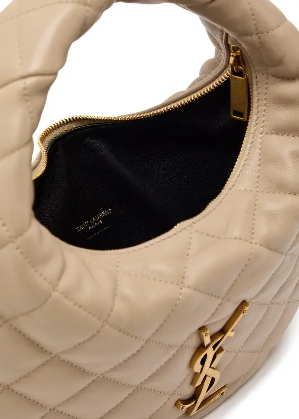 Saint Laurent Icare Mini Quilted Leather Top Handle Bag