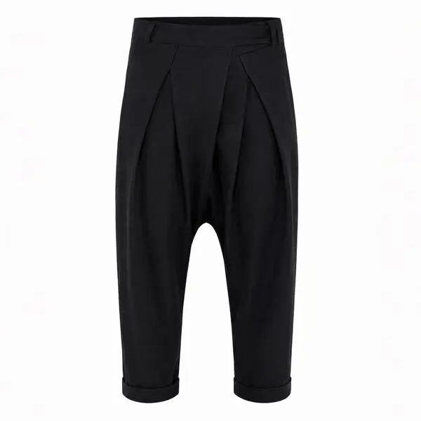 LALIPOP DESIGN Tailored Cropped Trousers - Black