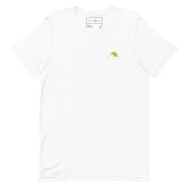 ANCHOR & CREW Four Field Notes Organic Cotton T-shirt - White