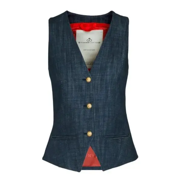 THE EXTREME COLLECTION Fitted Denim Vest