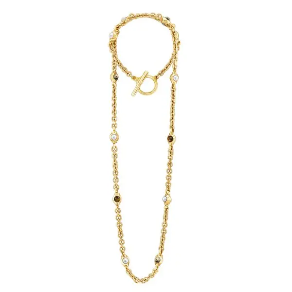 CORSO JEWELRY Ponza Lungo Gold Pearl