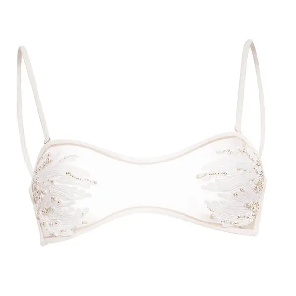 MOOREA SWIM Nadia Bandeau - White