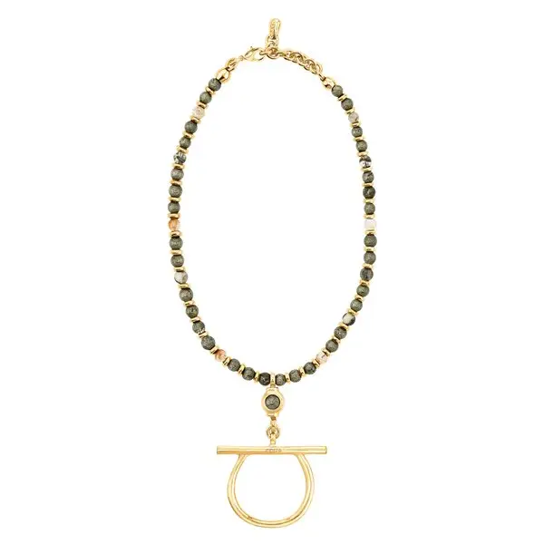 CORSO JEWELRY Zannone Gold Pyrite - Green