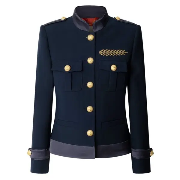 THE EXTREME COLLECTION Ilva Star Military Jacket - Blue