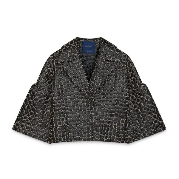 AMANDA THOMPSON COUTURE Edie Jacket Circular Quilting - Black