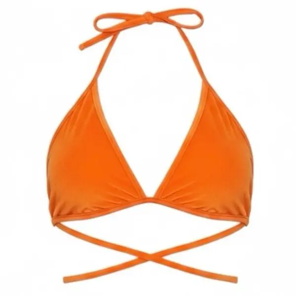 BRASINI SWIMWEAR Golden Hour Bikini Top - Orange