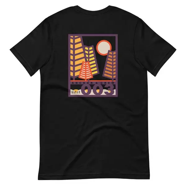 ANCHOR & CREW Three Field Notes Organic Cotton T-shirt