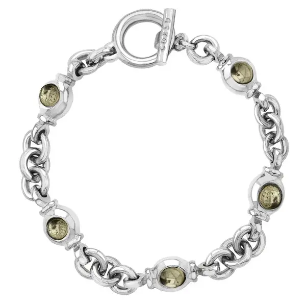 CORSO JEWELRY Ponza Silver Bracelet Pyrite