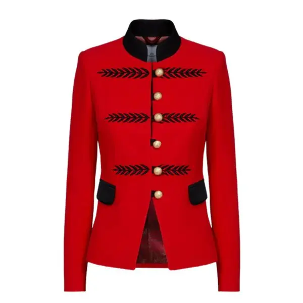 THE EXTREME COLLECTION Renata 01 Military Blazer - Red