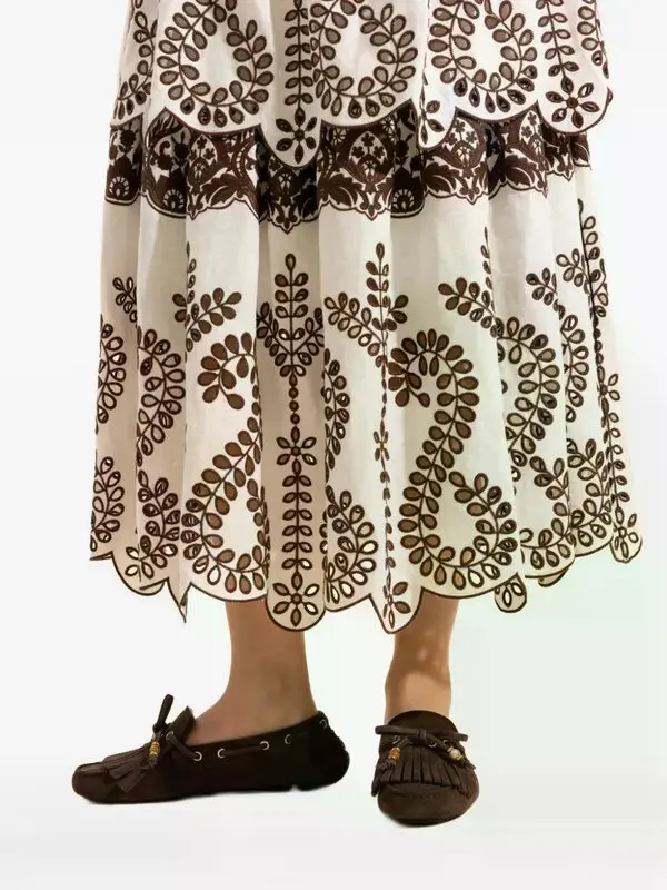JIMMY CHOO Manon Fringed Loafers