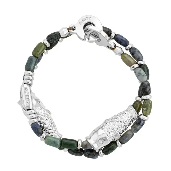 CORSO JEWELRY Mar De Suo Silver Bracelet Lapis Lazuli - Blue
