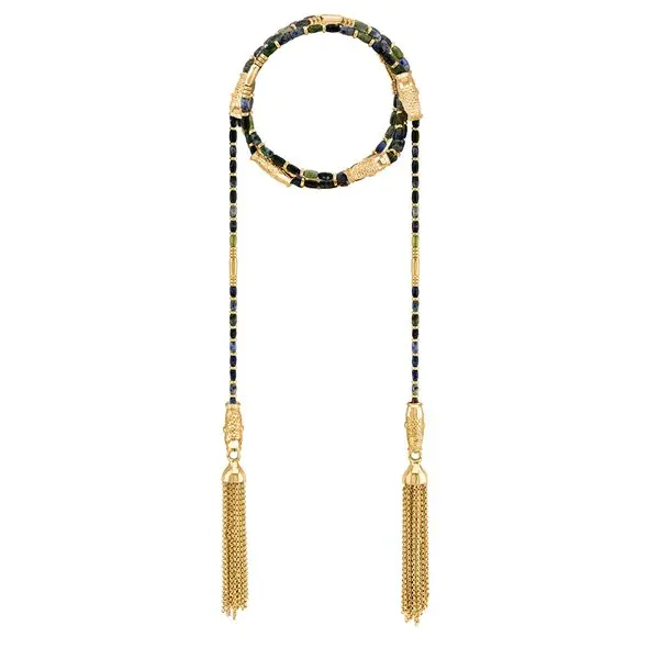 CORSO JEWELRY Mar De Suo Gold Lapis Lazuli - Blue