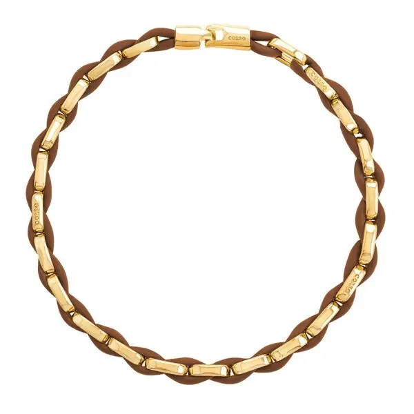 CORSO JEWELRY Catena Gold Choker Brandy