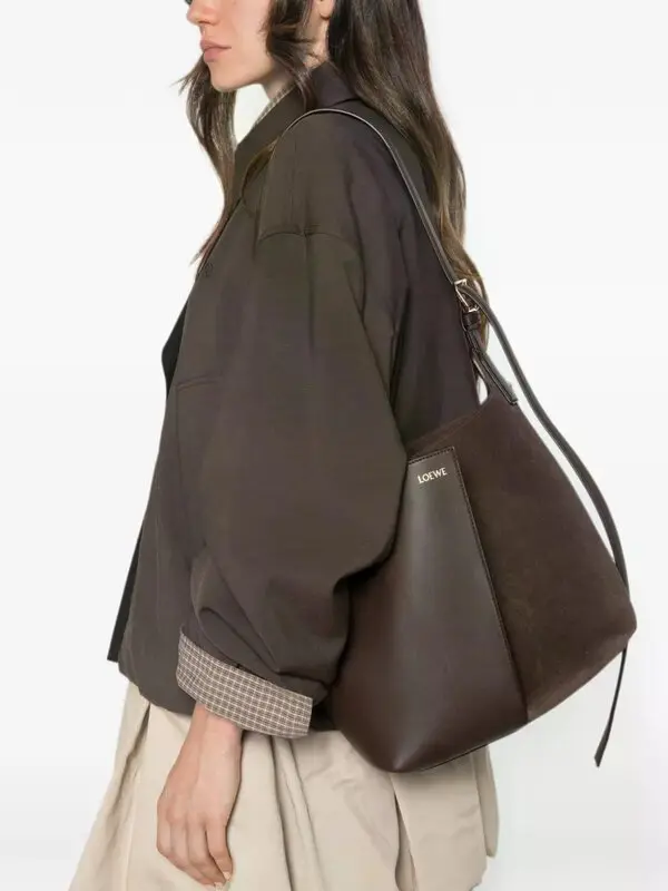 Loewe Bilbao Leather-suede Shoulder Bag