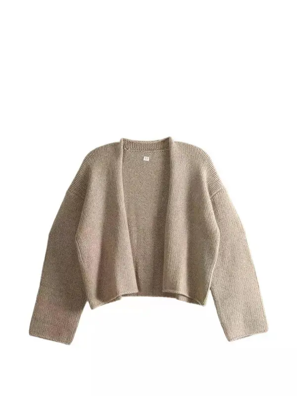 TAIGA TAKAHASHI Ribbed Knit Cardigan - Neutrals