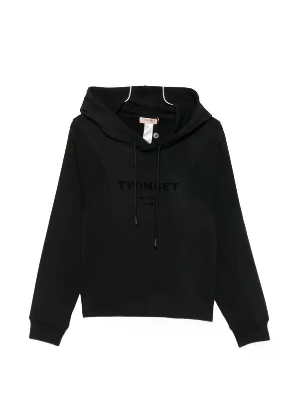 TWINSET Logo-detail Drawstring Tracksuit - Black