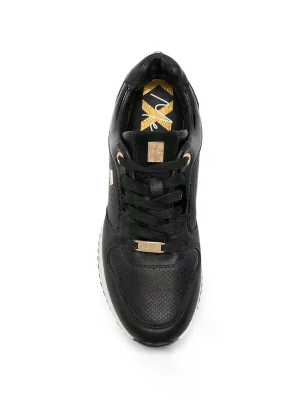 MEXX Fleur Snakeskin-effect Panelled Sneakers