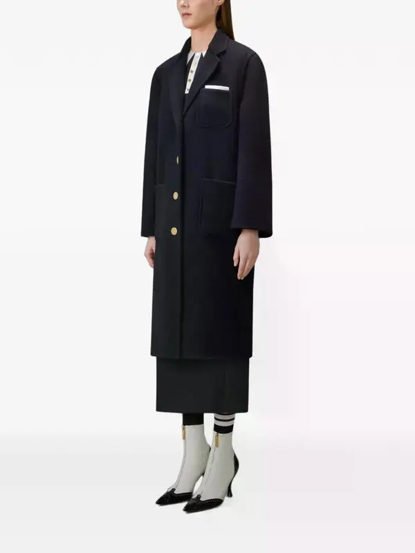 Thom Browne Wool Chest Pocket Coat