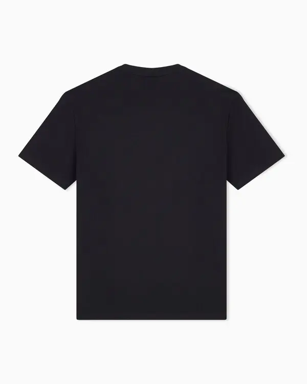 Armani Exchange Regular T-shirt In Cotton Jersey - Black