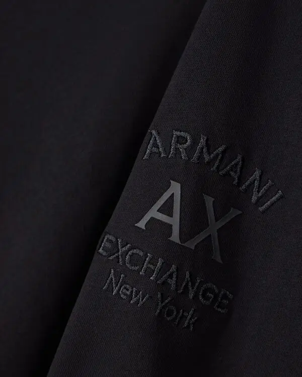 Armani Exchange Regular T-shirt In Cotton Jersey - Black