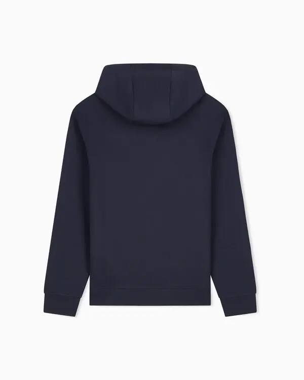 Armani Exchange Bonded Stretch Cotton Sweatshirt - Navy Blue
