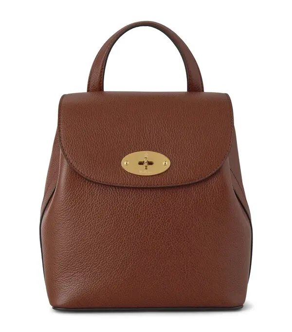 Mulberry Mini Grained Leather Bayswater Backpack - Brown