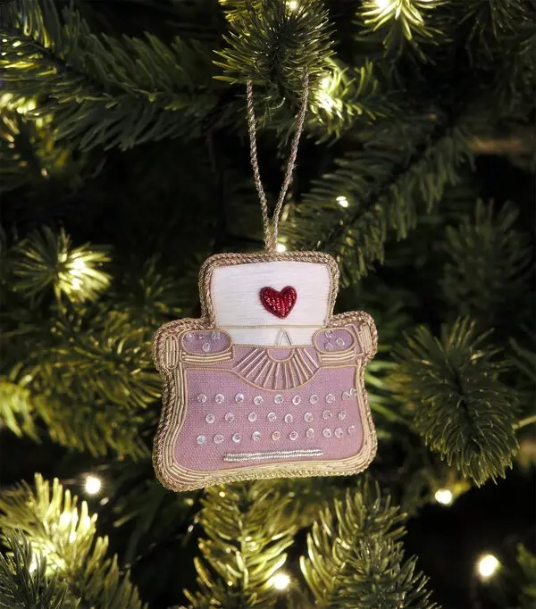 KATIE LARMOUR Typewriter Tree Decoration