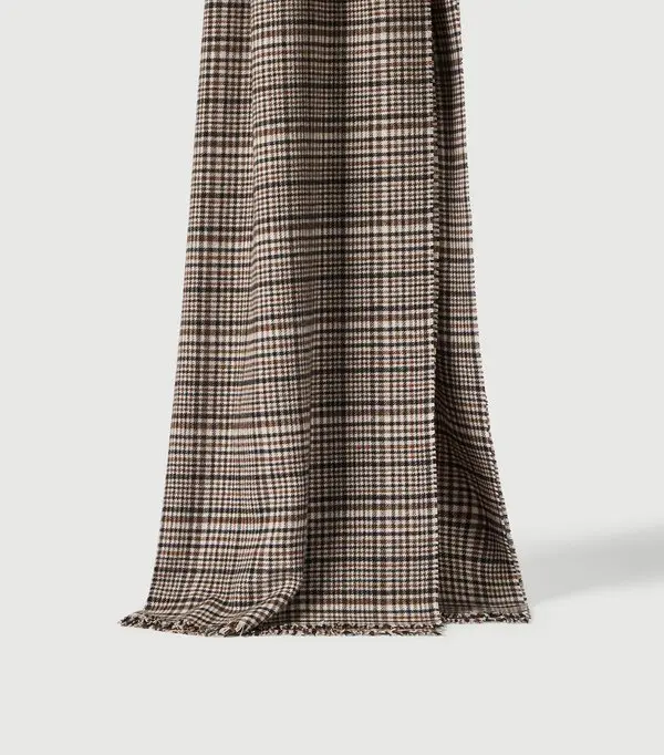 Brunello Cucinelli Cashmere Check Scarf