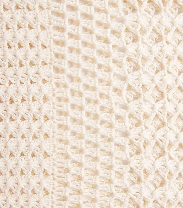 Escvdo Crochet Reflejo Midi Dress