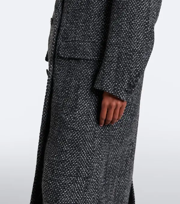MARANT ETOILE Pilda Herringbone Double-breasted Coat