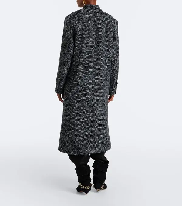 MARANT ETOILE Pilda Herringbone Double-breasted Coat