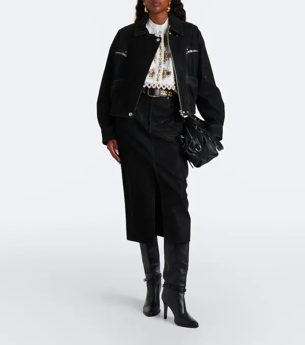 MARANT ETOILE Bisane Midi Skirt
