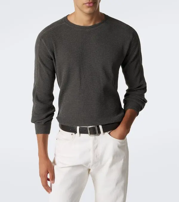 Ralph Lauren Waffle-knit Cotton Sweater