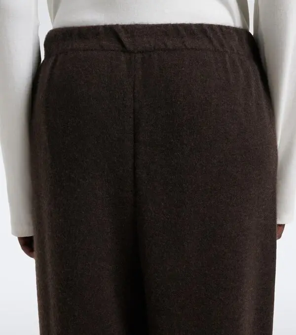 THE ROW Parvi Cashmere Wide-leg Pants