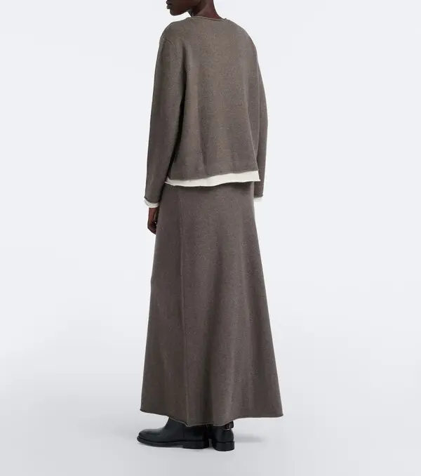 Arch4 Parker Cashmere Maxi Skirt