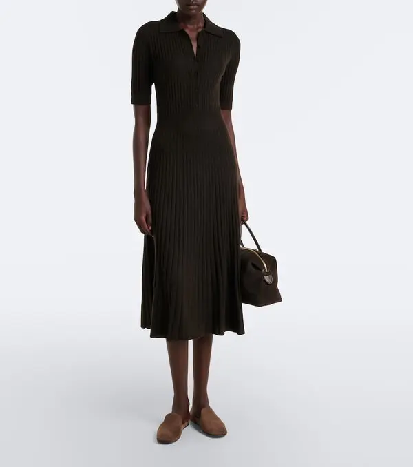 Arch4 Elloren Cashmere Polo Dress