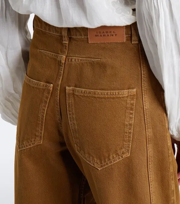 Isabel Marant Étoile Lisha Pleated Barrel-leg Jeans